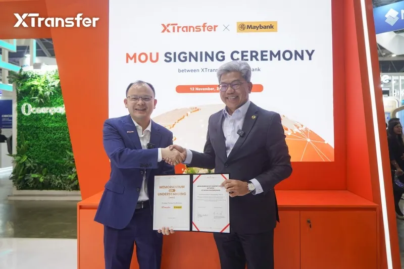 XTransfer and Maybank Enter Into a Strategic Partnership at Singapore FinTech Festival 2025 ...